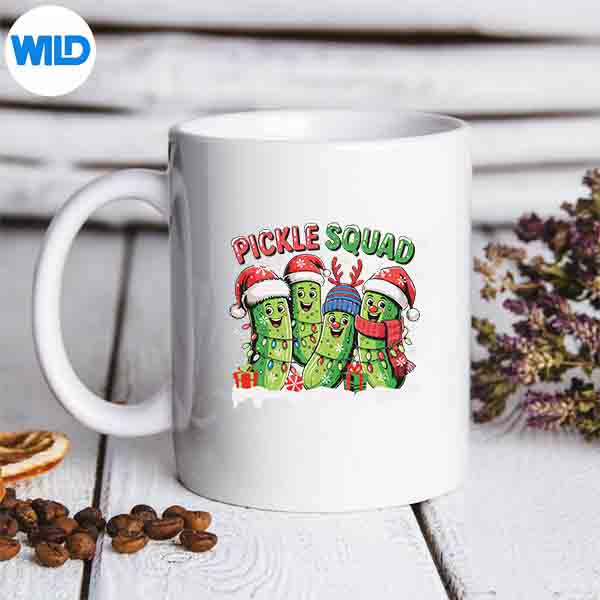Pickle Squad SVG, Pickle Christmas Squad Group Santa Reindeer Pickles ...