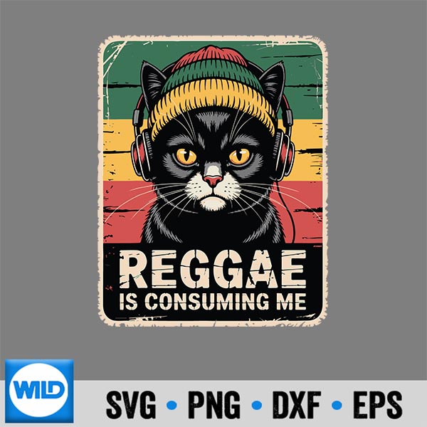 Reggae Meme SVG, Ca Jamaican Reggae Music Meme SVG - WildSvg