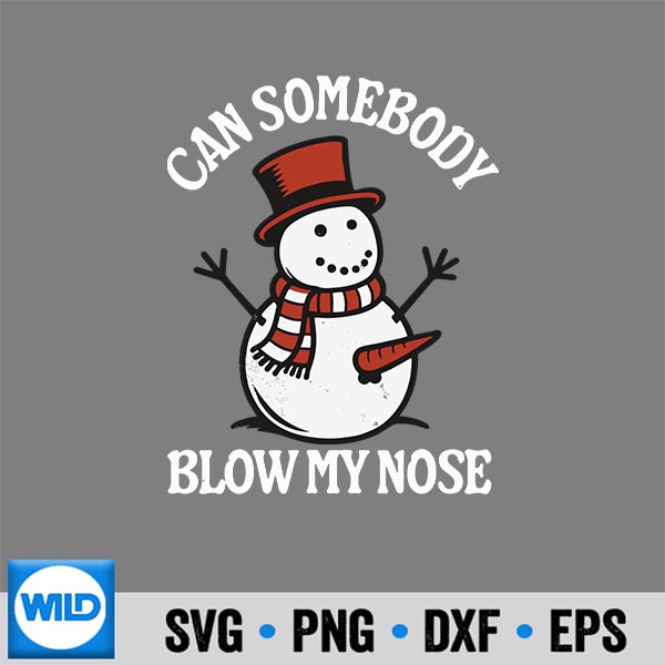 Blow Nose SVG, Can Somebody Blow My Nose Inappropriate Christmas SVG ...