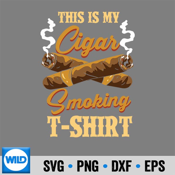 Cigar Smoker SVG, Cigar Smoking Cigar Smoker Vintage SVG - WildSvg