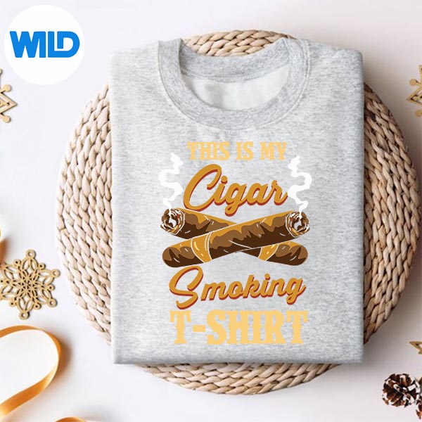 Cigar Smoker SVG, Cigar Smoking Cigar Smoker Vintage SVG - WildSvg