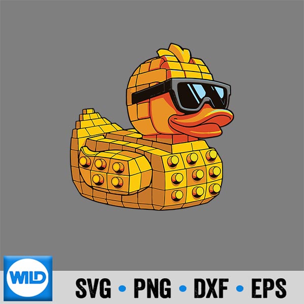 Brick Builder SVG, Duck Brick Master Builder Block Building Brick ...