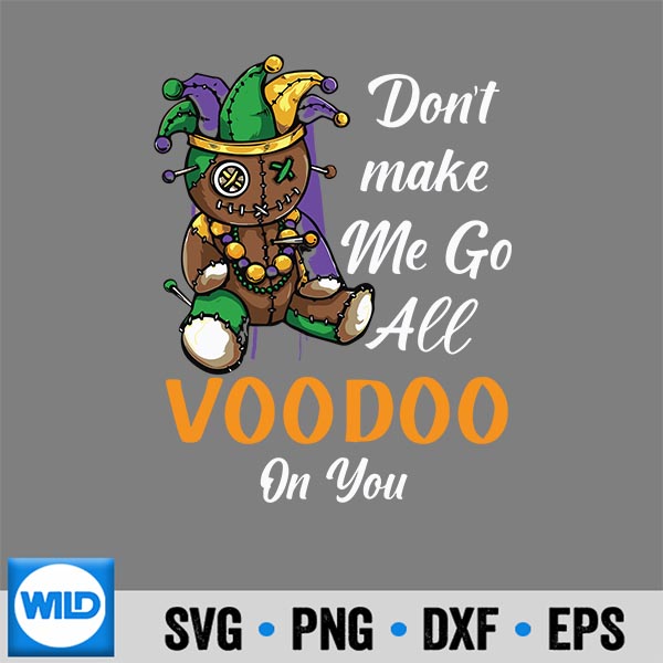 Mardi Gras Voodoo Doll SVG, Mardi Gras New Orleans Witch Doll Voodoo ...