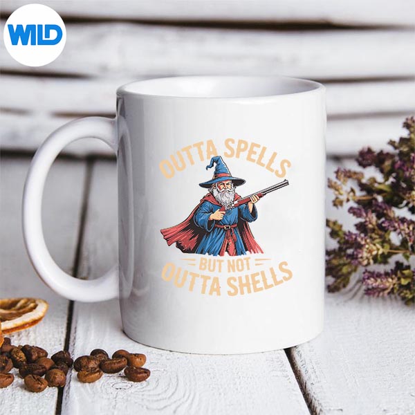 Outta Spells SVG, Outta Spells But Not Outta Shells Fantasy SVG - WildSvg