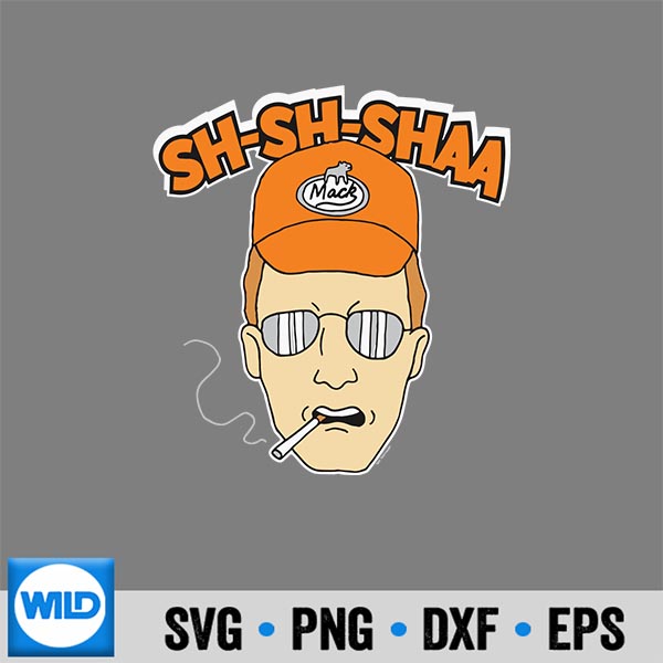 King Of The Hill Dale Gribble Sha Sha Shaa Cartoon Digital Design - WildSvg