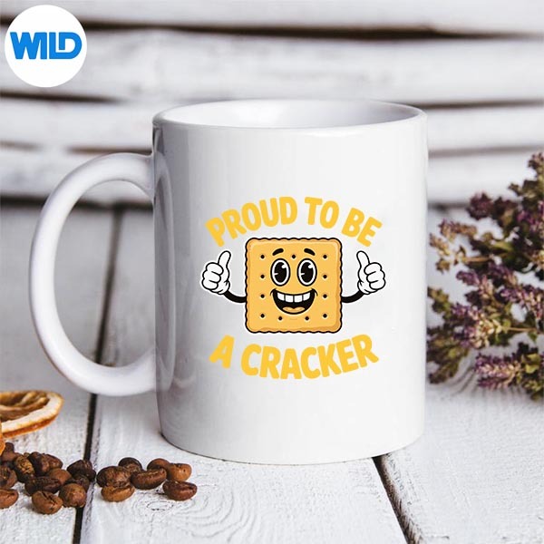 Cracker Snack Meme SVG, Meme Quote Proud To Be A Cracker Snack Cute SVG ...