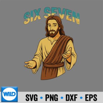 Christian 67 SVG, Six Seven Meme Christian 67 Jesus SVG - WildSvg